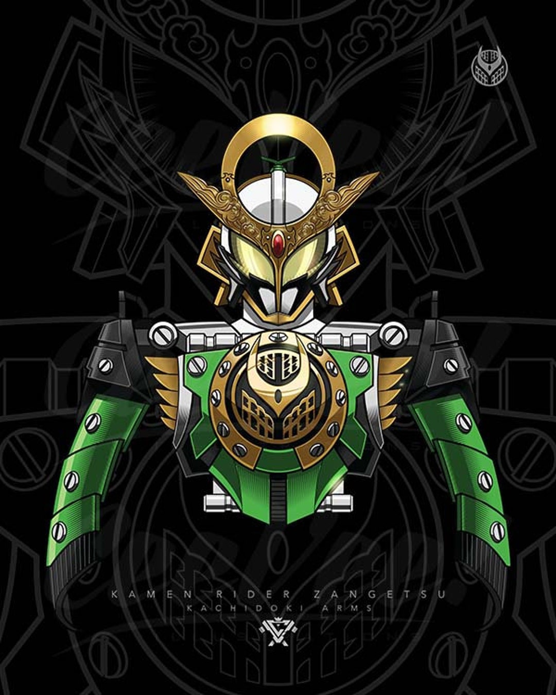 Kamen Rider Zangetsu Kachidoki Arms - 8"x10" Poster - Etsy