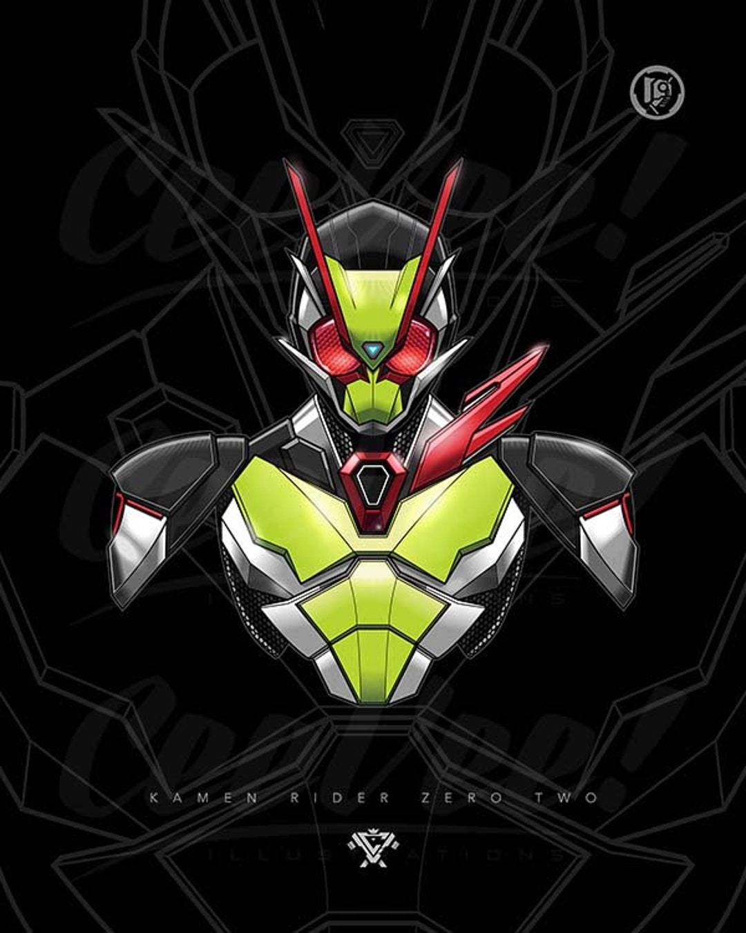 Kamen Rider Zero Two - 8"x10" Poster - Etsy