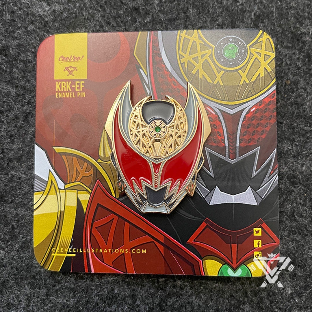 KRK-EF Kamen Rider Kiva Emperor Form Collectible Soft Enamel Pin - Etsy
