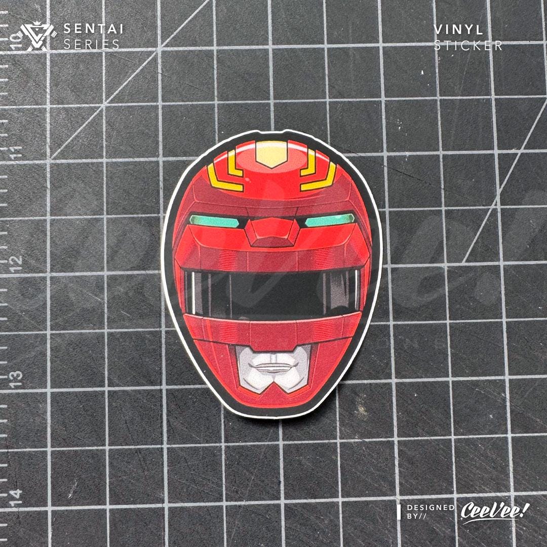 SSG-01 Gingared Small Vinyl Sticker - Etsy