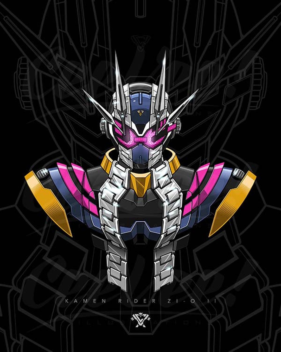 Kamen Rider Zio II - 8"x10" Poster - Etsy