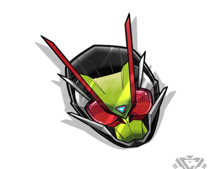 KR01-02 Kamen Rider Zero One Zero Two Vinyl Sticker Decal - Etsy