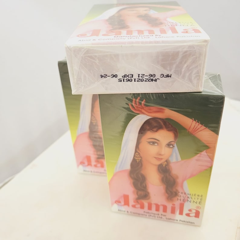 Original Jamila Henna BAQ Powder tattoo Body Art Quality & Natural Hair ...