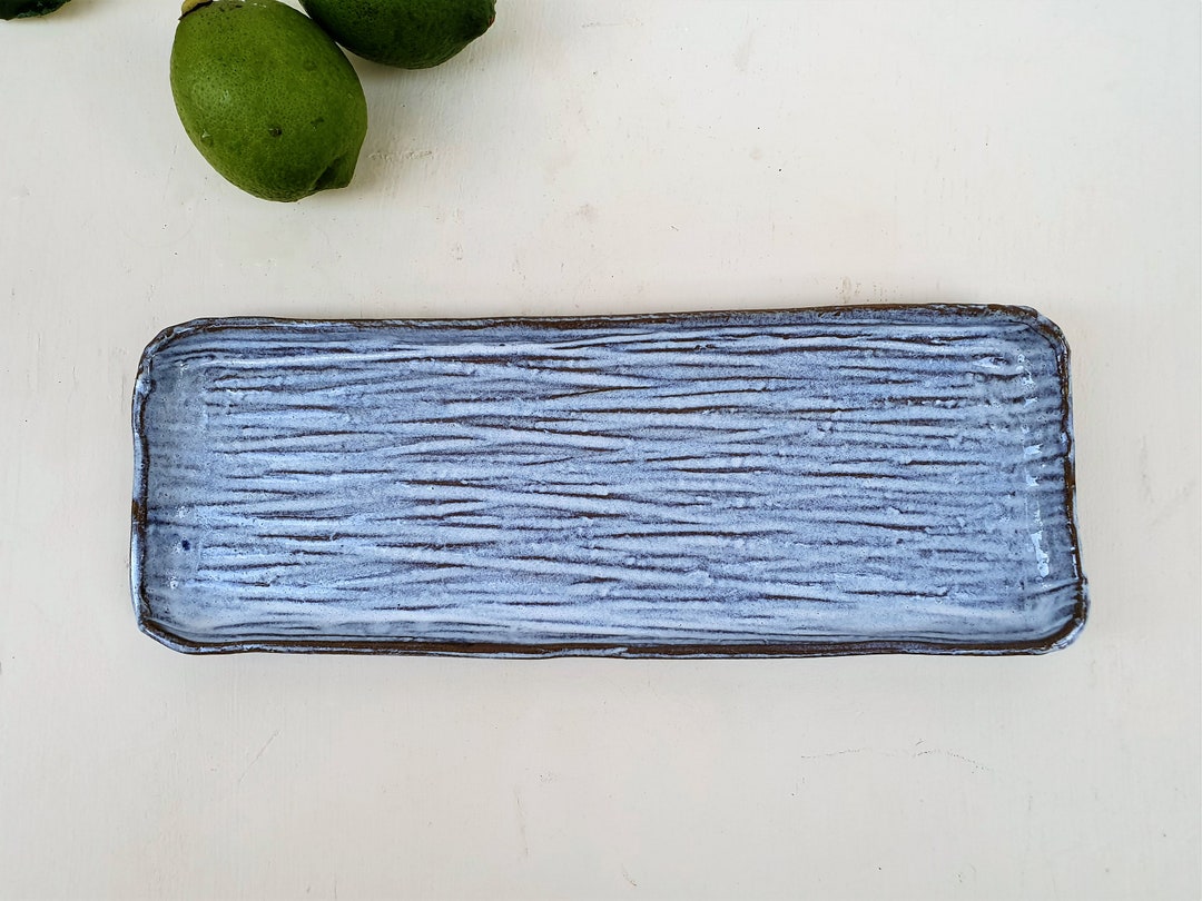 Small Tray Rectangle, Ceramic Handmade Platter - Etsy