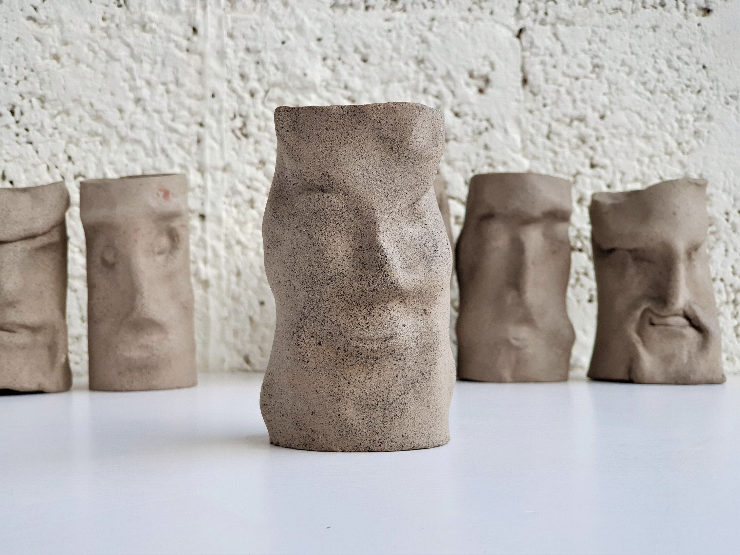Small Ceramic Face Sculpture - Etsy