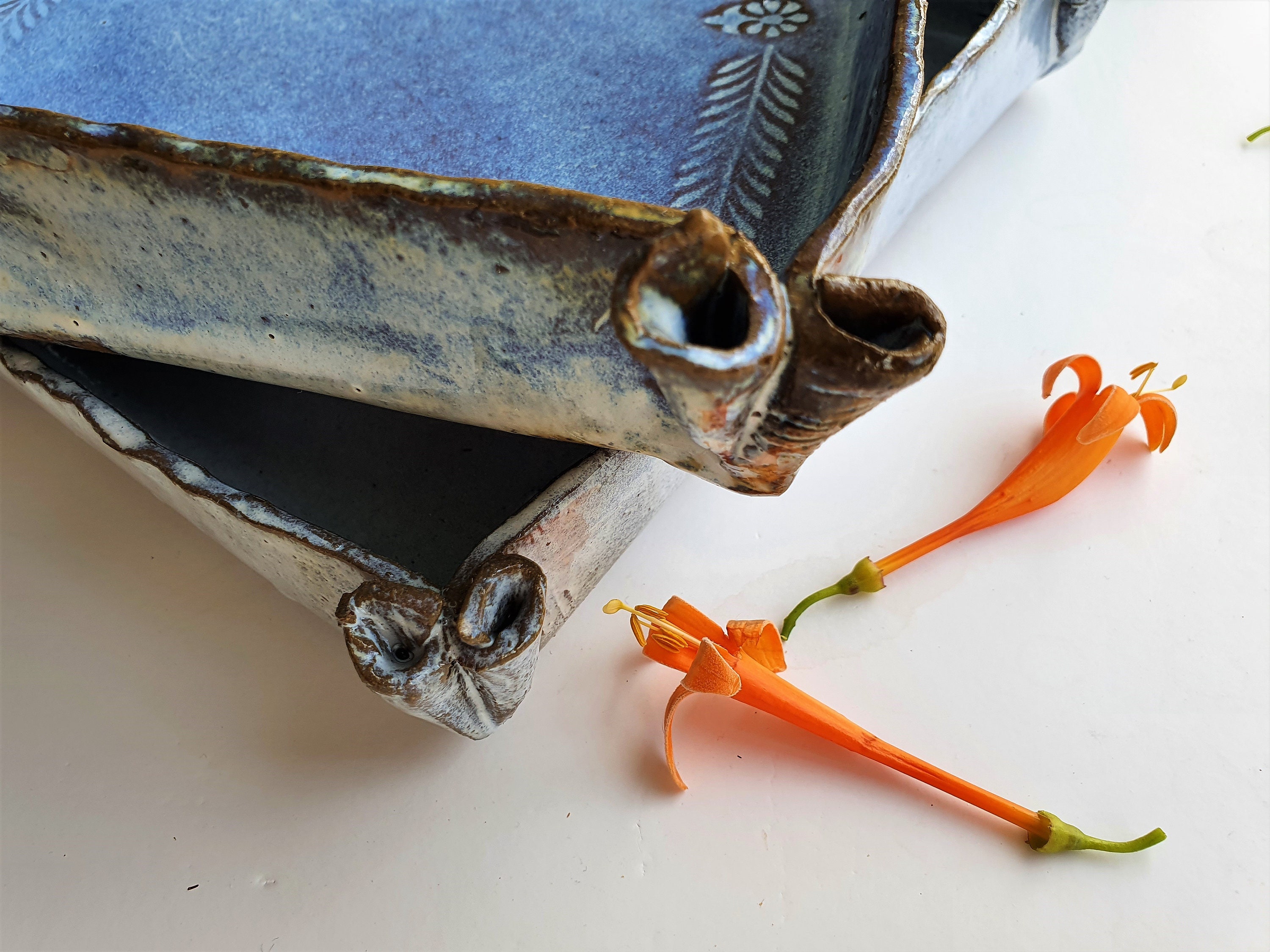 Passover Set Seder and Mazza Tray, Handmade Ceramic in Israel, Express ...