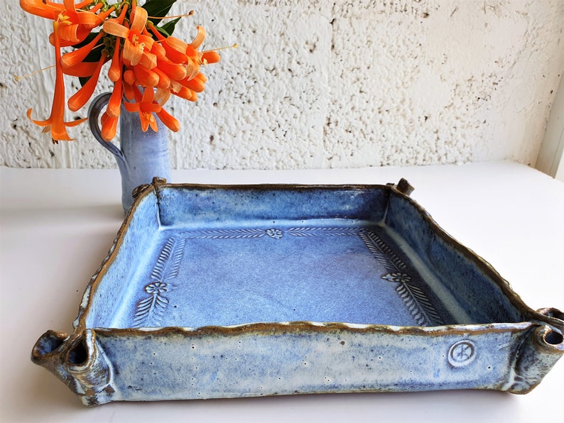 Passover Set Seder and Mazza Tray, Handmade Ceramic in Israel, Express ...