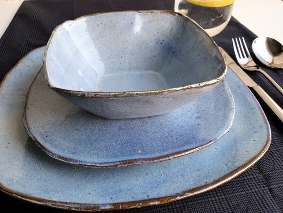 Handmade Ceramic Plates Square