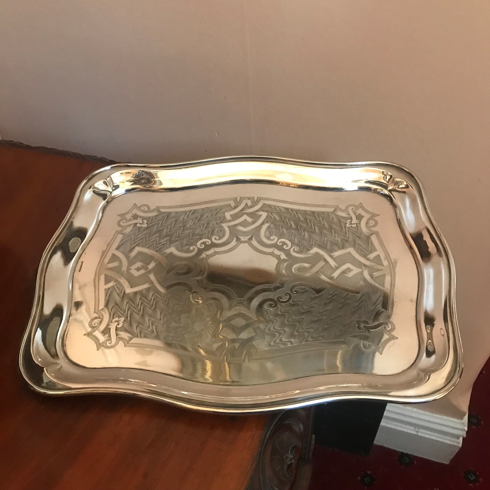 Antique Silver Plated Tray Berndorf Cocktail Tray C.1920 Austrian ...