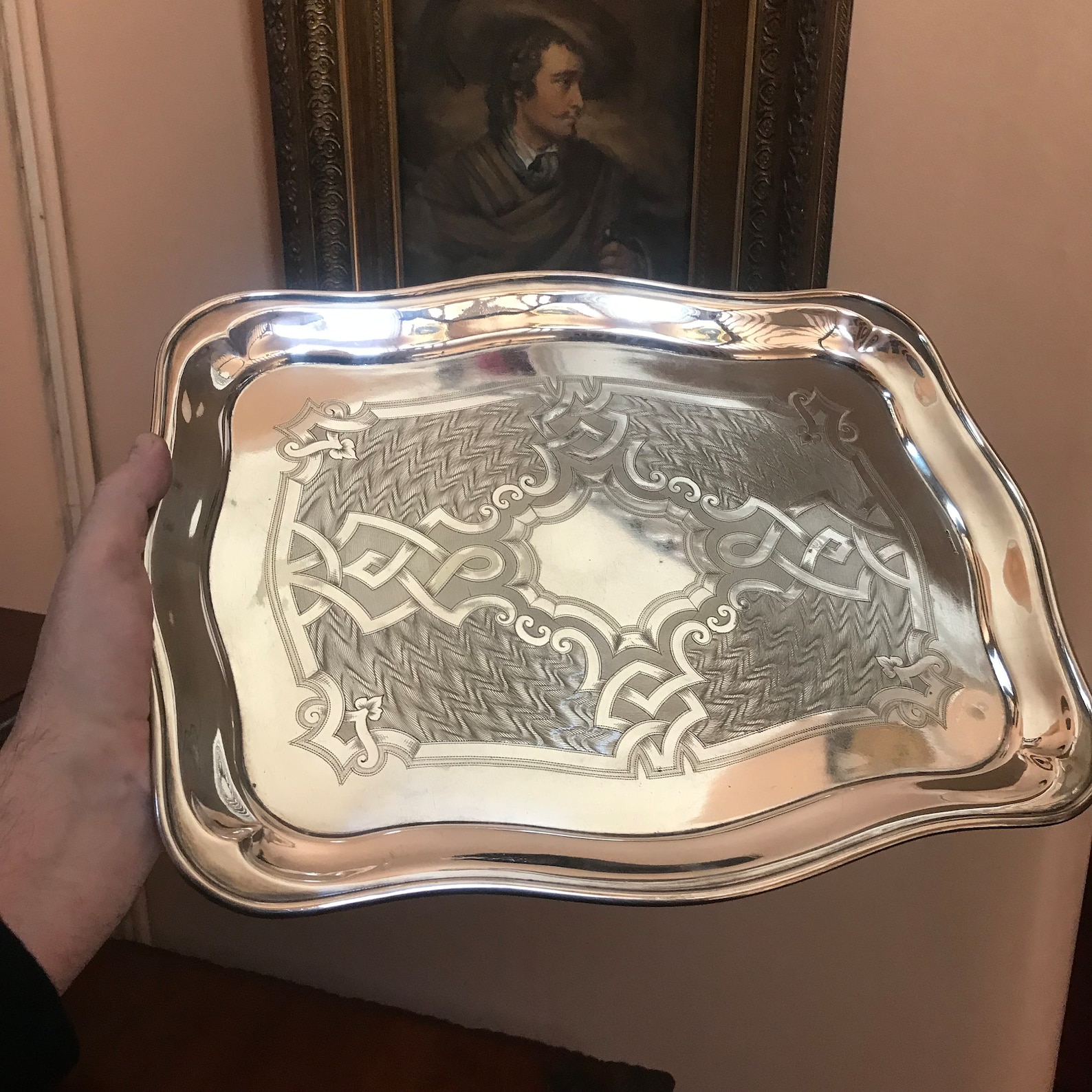 Antique Silver Plated Tray Berndorf Cocktail Tray C.1920 Austrian ...