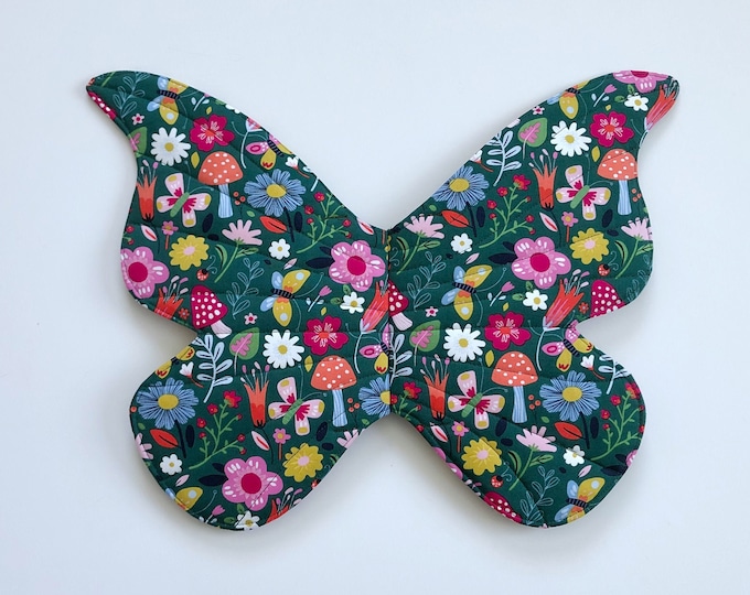 Toadstool Wearable Butterfly Wings for Kids// Fairy Wings// Mushroom ...