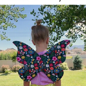 Toadstool Wearable Butterfly Wings for Kids// Fairy Wings// Mushroom ...