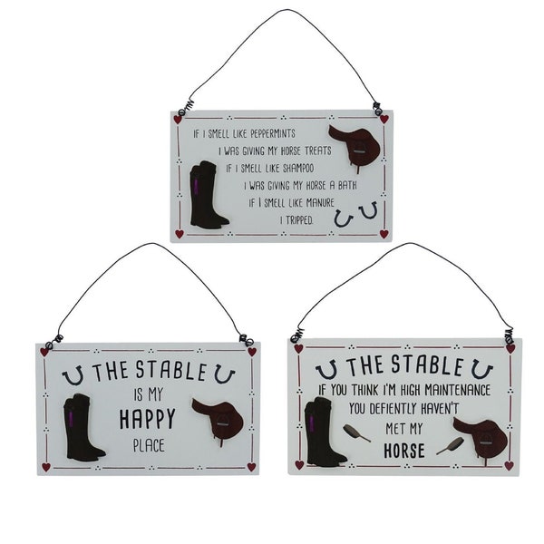 Horse Stable Sign - Etsy