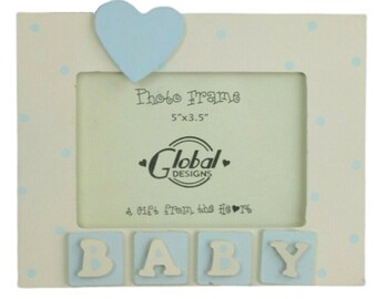 Blue Photo Frame - Etsy UK