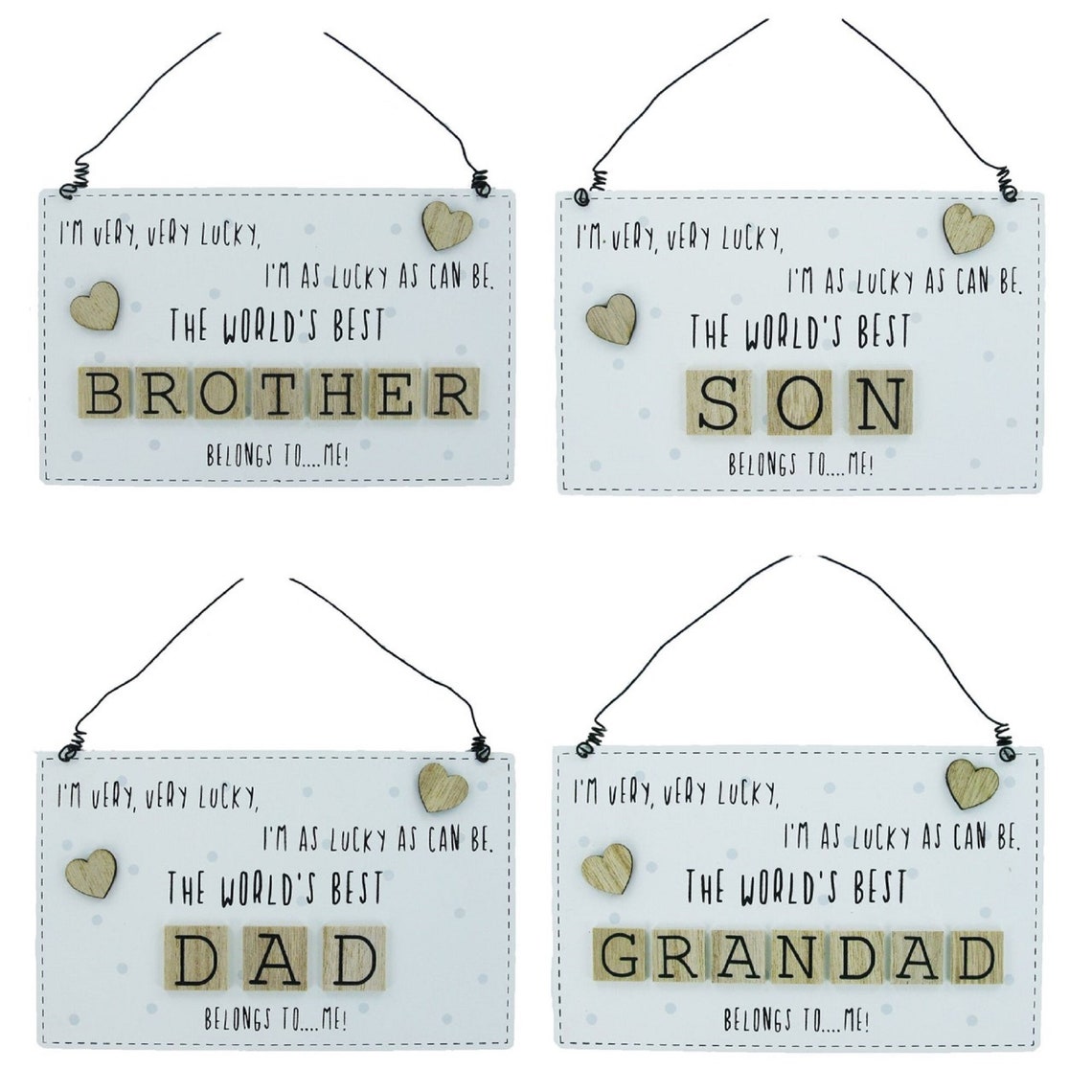 Plaque The Worlds Best Family Members Sign Scrabble Tile Art | Etsy