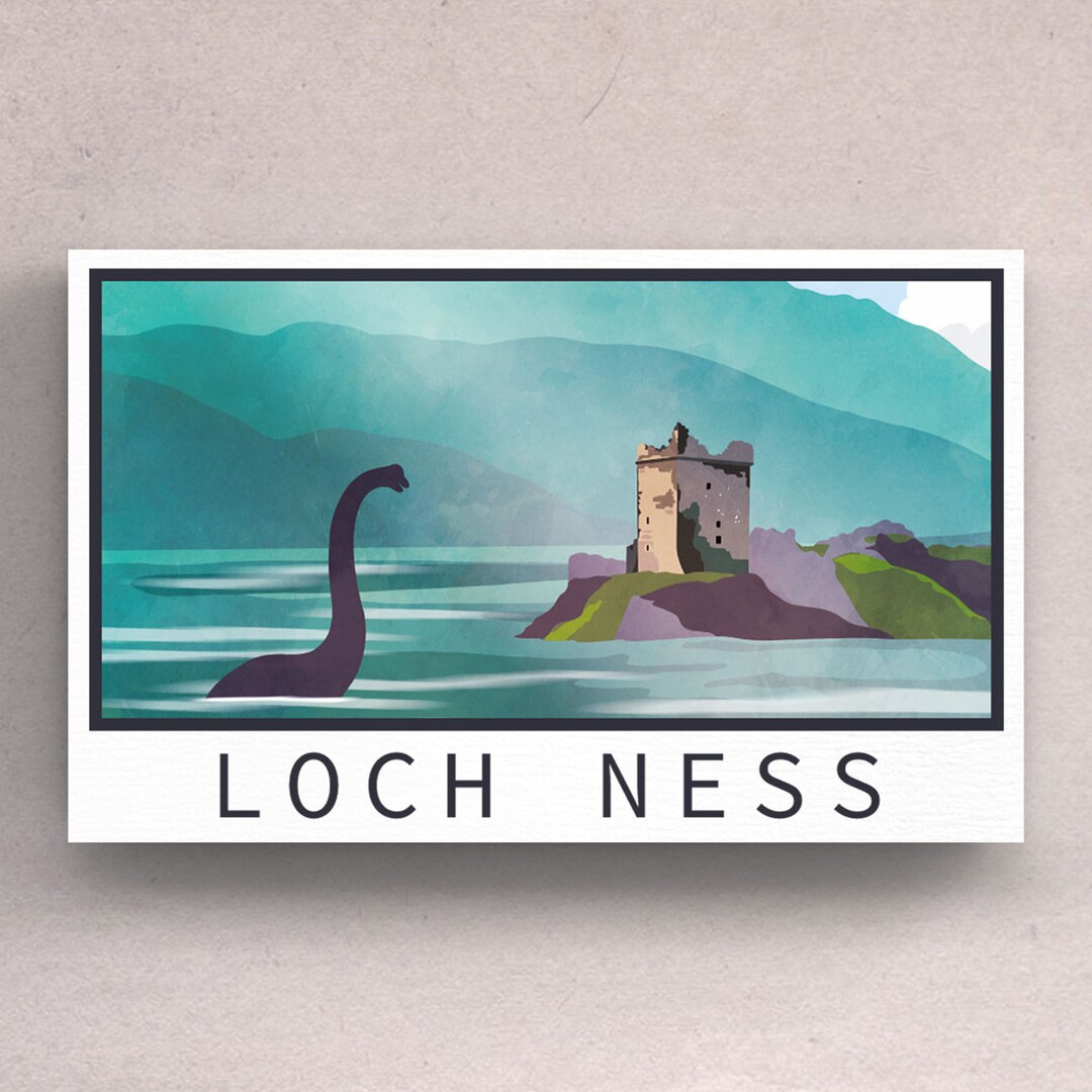 Mini Plaque Sign Inverness Castle or Loch Ness Monster Scottish ...