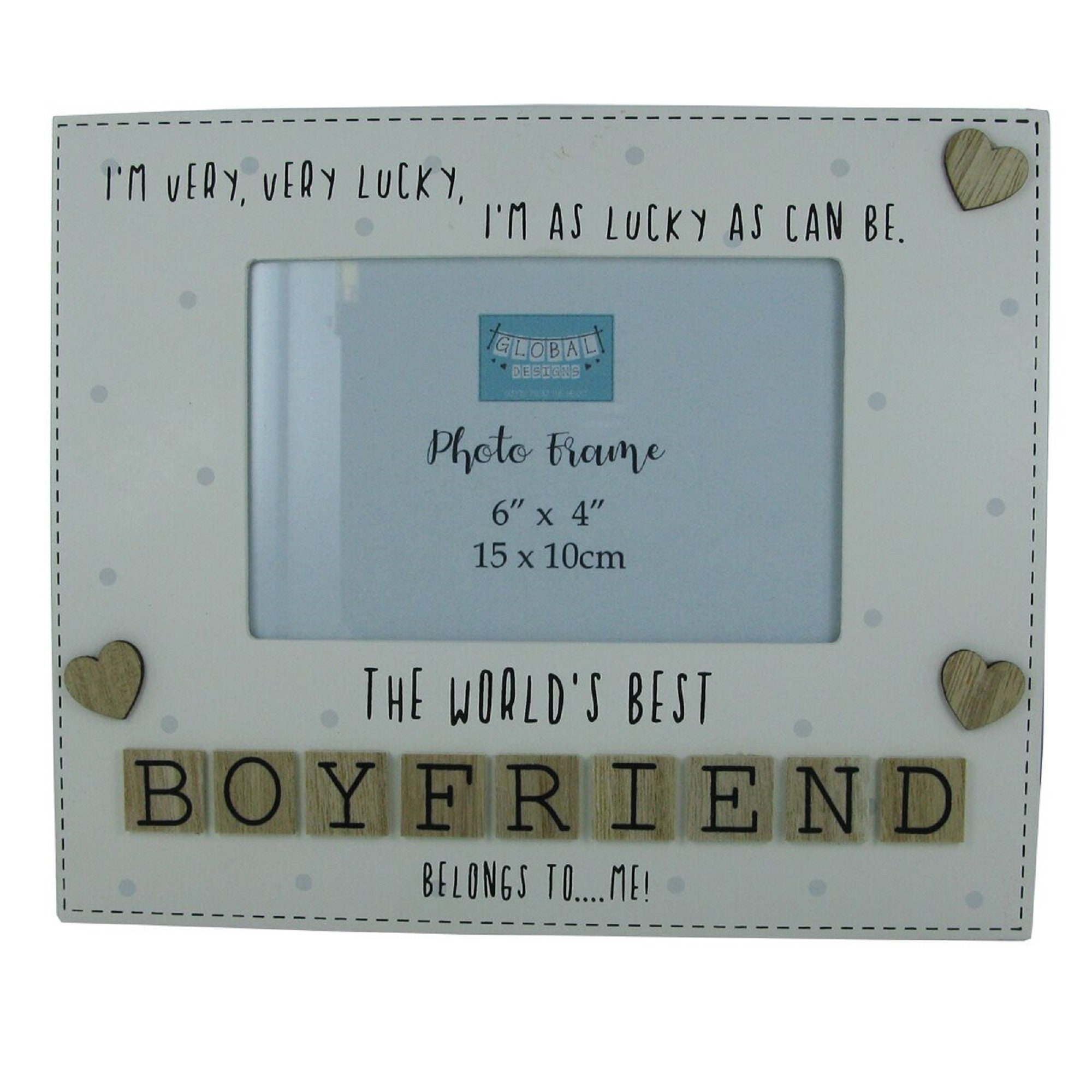 Boyfriend Photo Frame, Wood Letter Tiles, Cream Shabby Chic 6x4 - Etsy