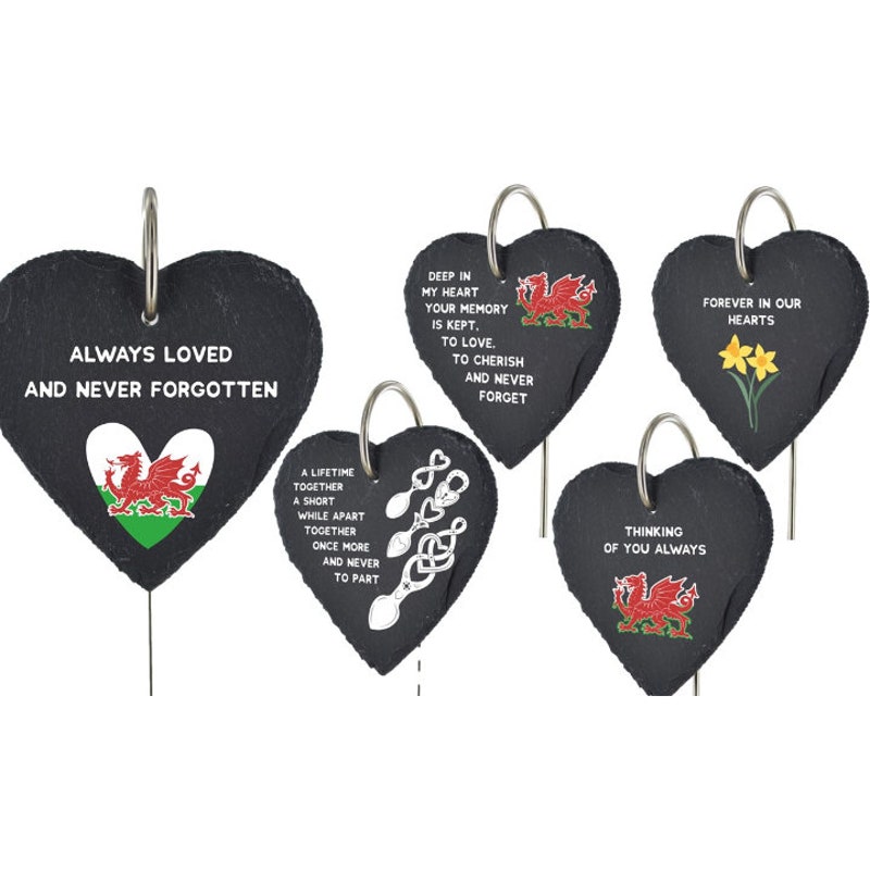 Welsh Slate Ornaments - Etsy UK