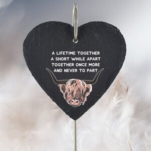 Scottish Grave Stick Marker Heart Ornament Scotland Thistle Dragon Flag ...