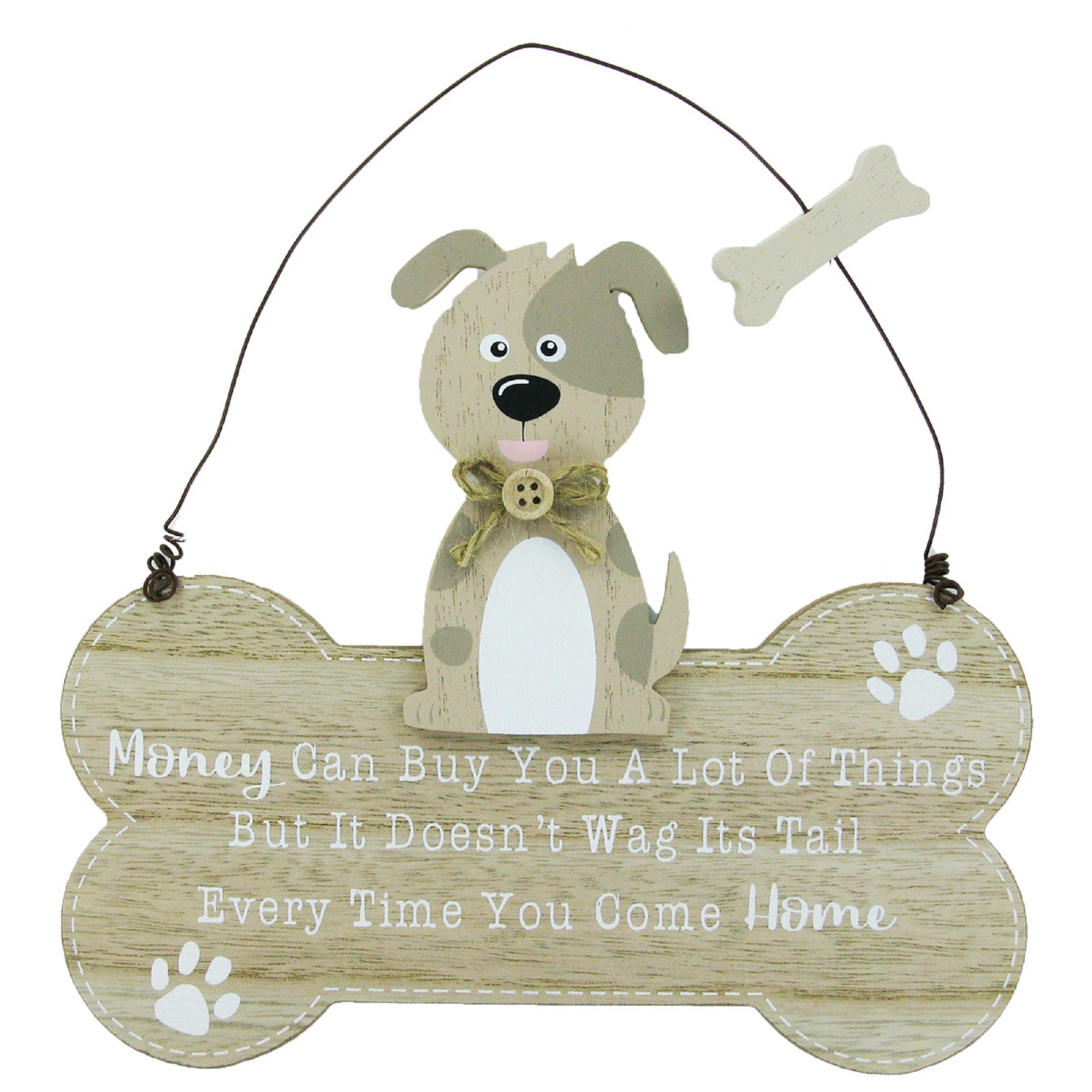 Dog Plaque Humour Sign Bone Shape Wooden Plaques Choice of 4 | Etsy UK
