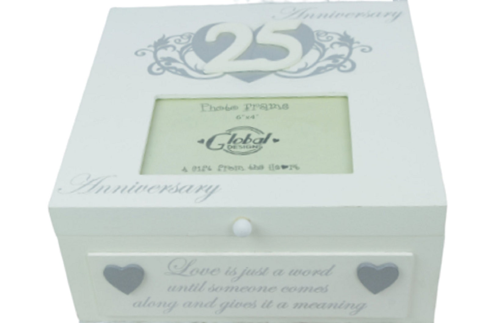 25th Anniversary Memory Box Keepsake Chest Silver Anniversary | Etsy UK