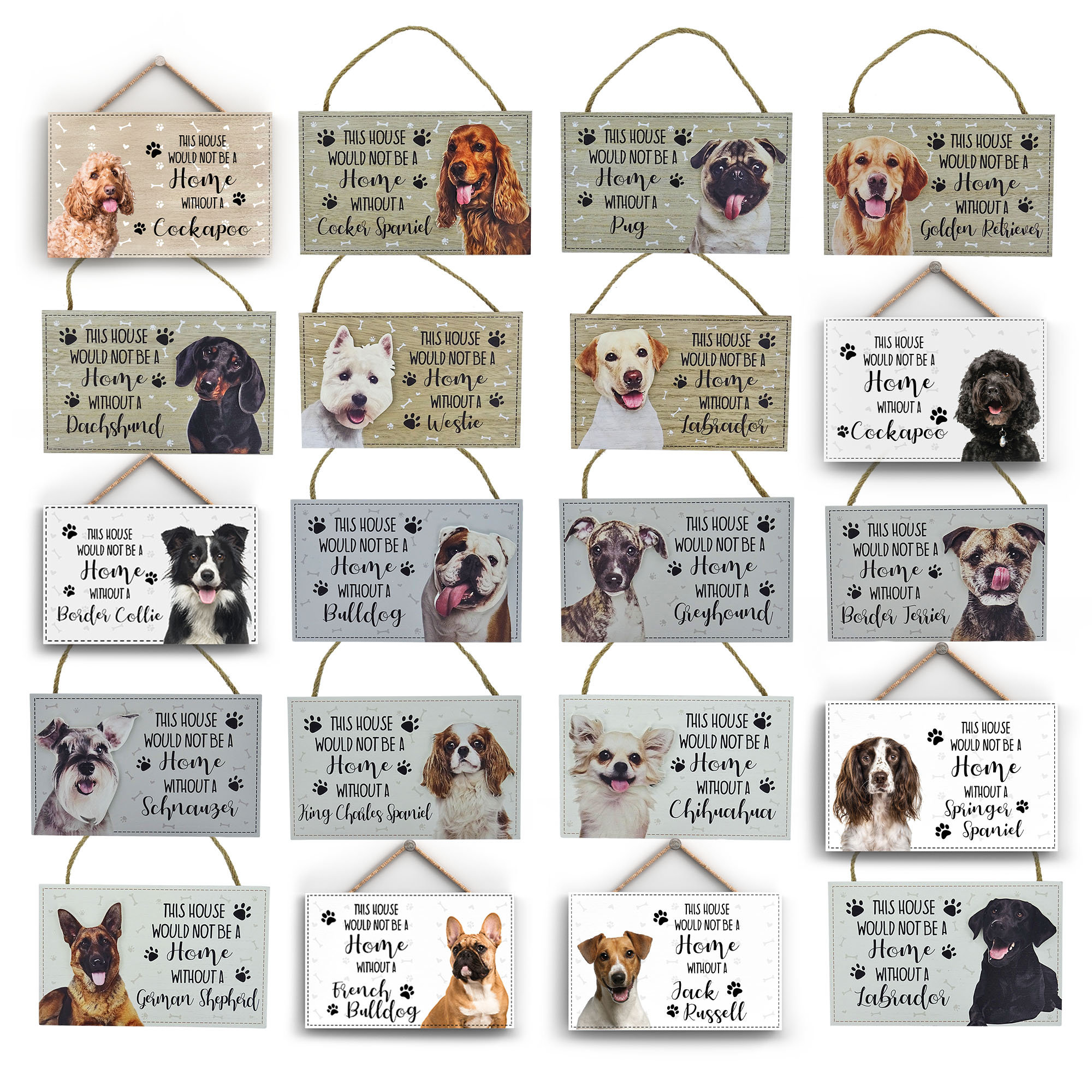 Dog Plaque Wall Sign 3D 20 Assorted Dog Breeds Dog Lover Gift - Etsy UK