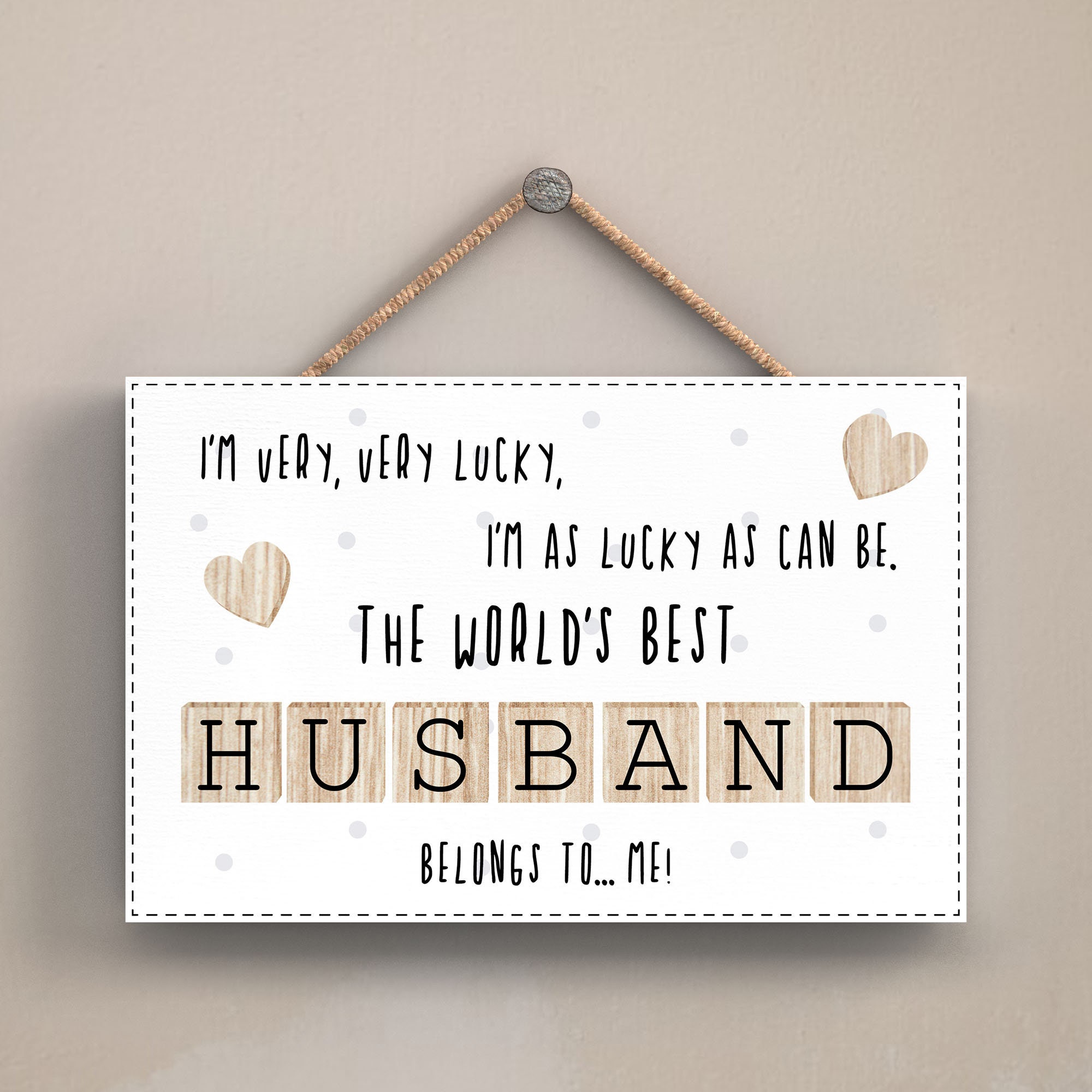 Husband Plaque the Worlds Best Husband 3D Letters Tiles Hubby - Etsy UK