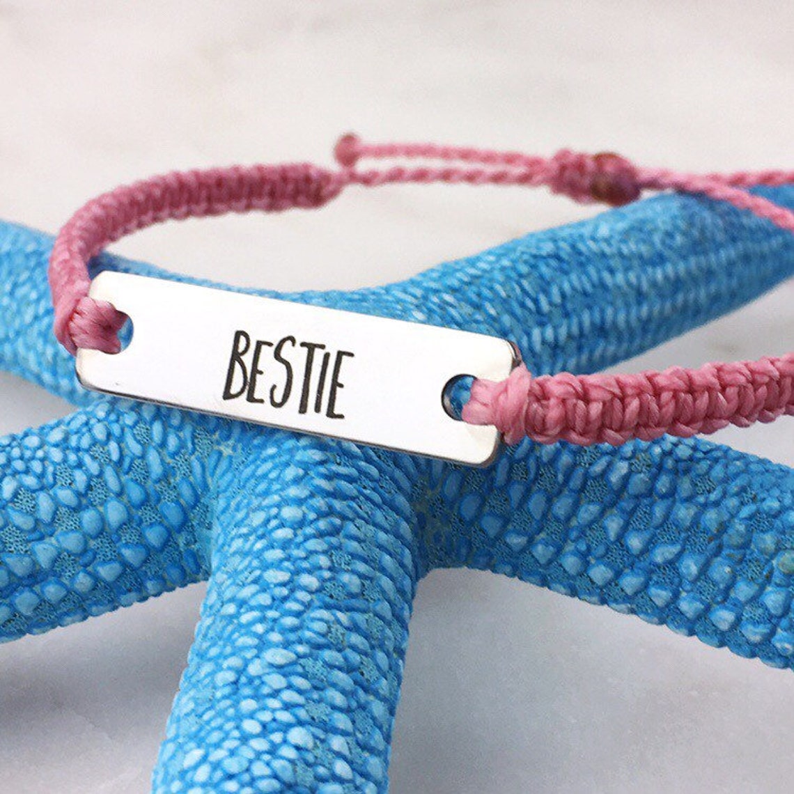 Bestie Charm Bracelet Waterproof Jewelry for Men and Women - Etsy UK