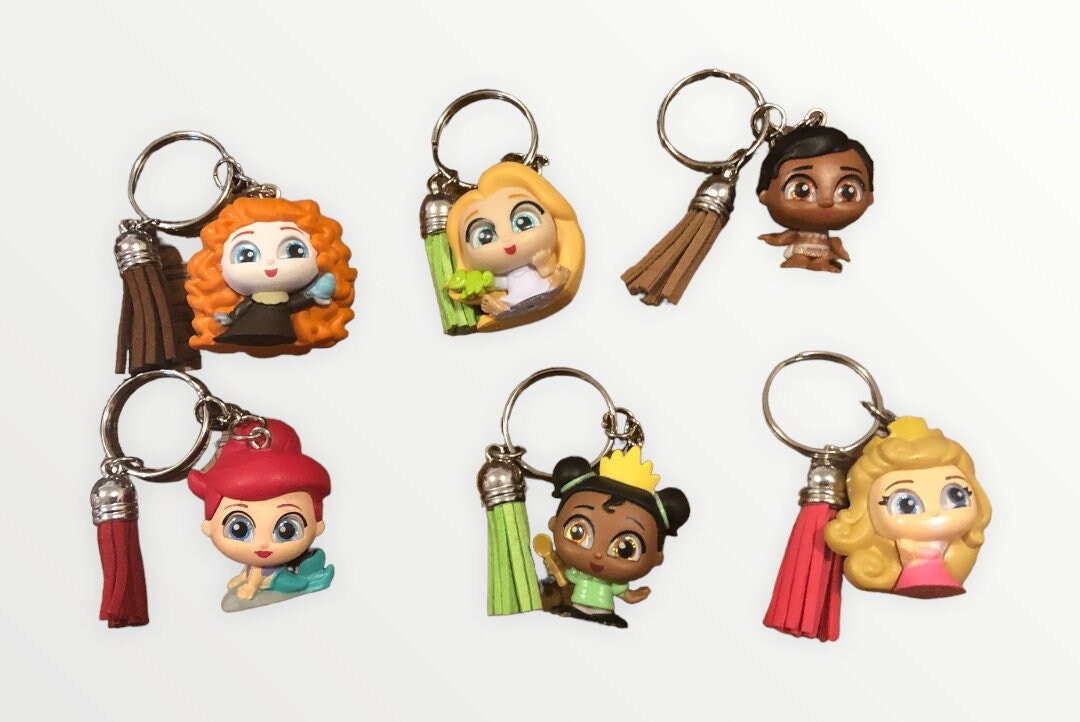 Disney Princess Keychains - Etsy