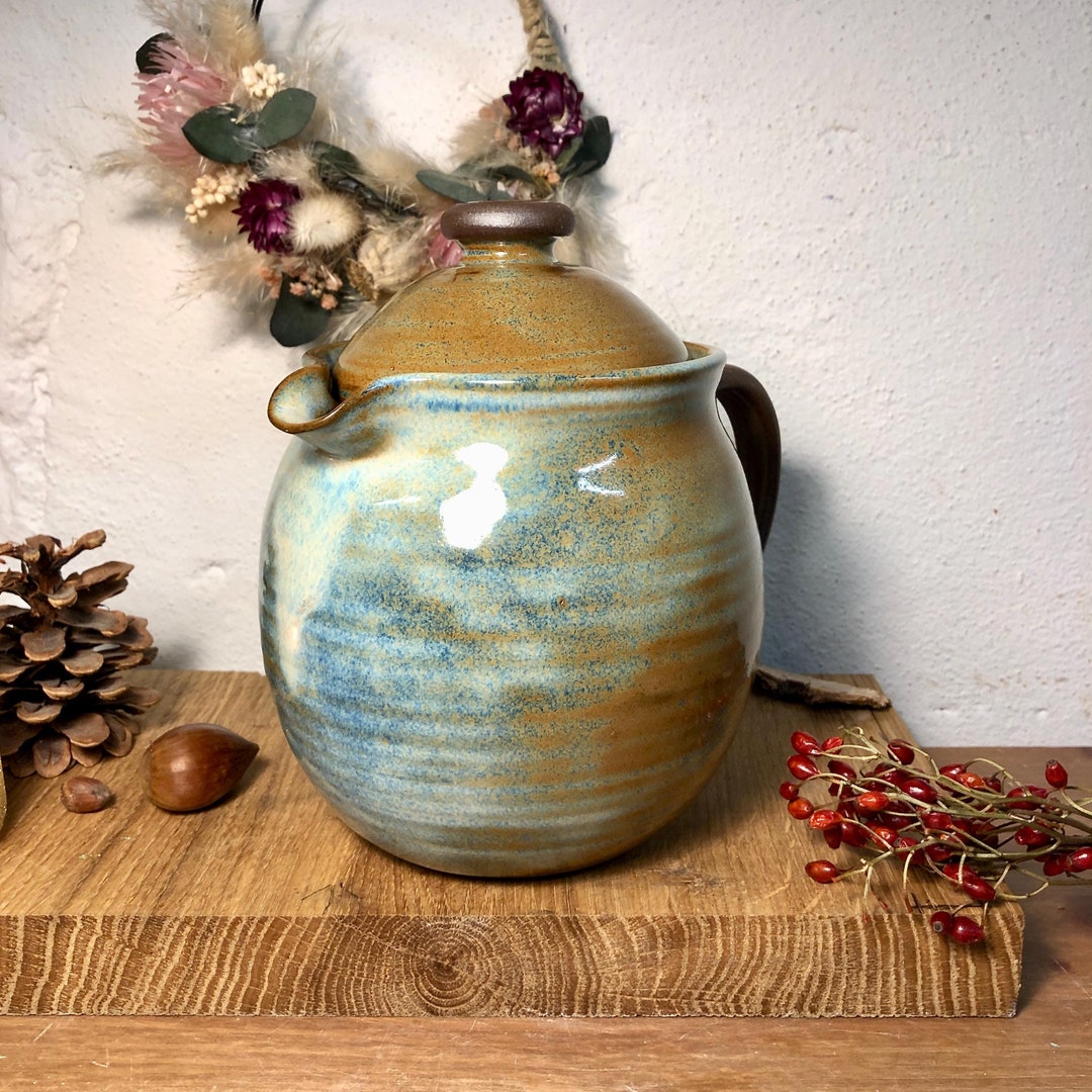 Special Effect Teapot 1 Liter Coffee Pot Lidded Pot From the Fire Oven ...