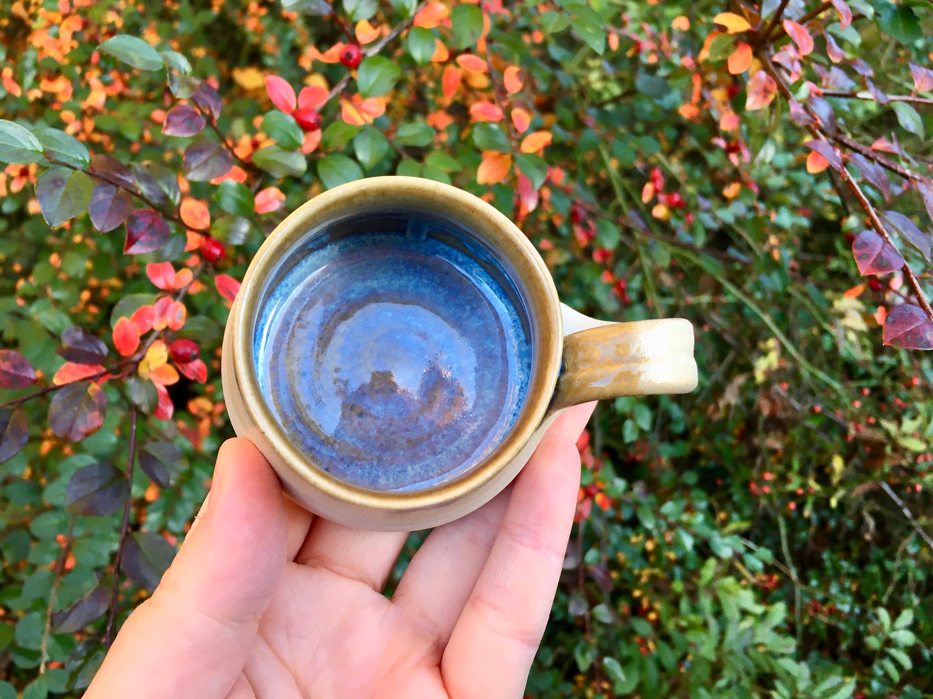Small Ocean Cup // Ceramic Cup Sea // Sea Cup // Espresso Cup | Etsy