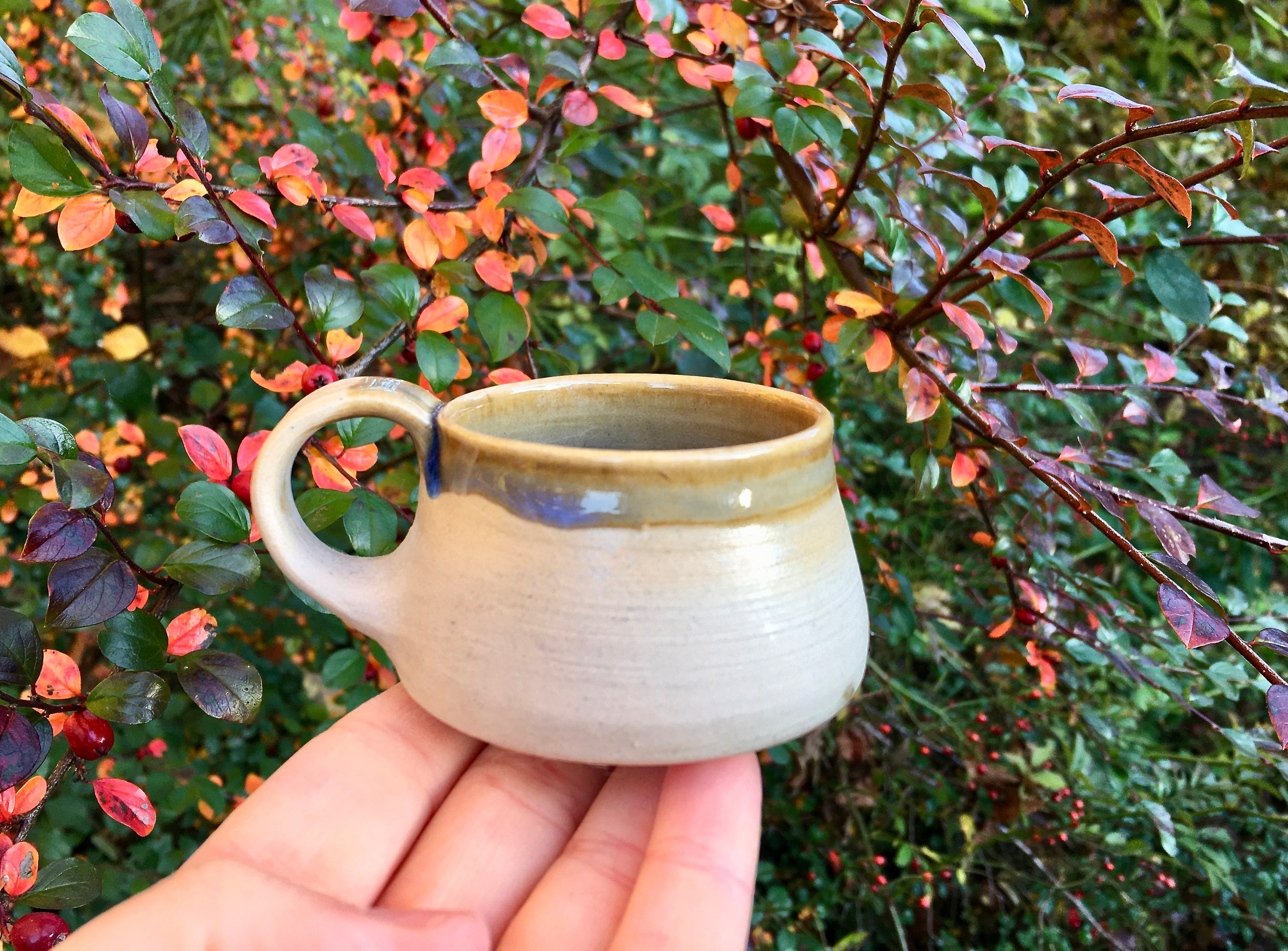 Small Ocean Cup // Ceramic Cup Sea // Sea Cup // Espresso Cup | Etsy