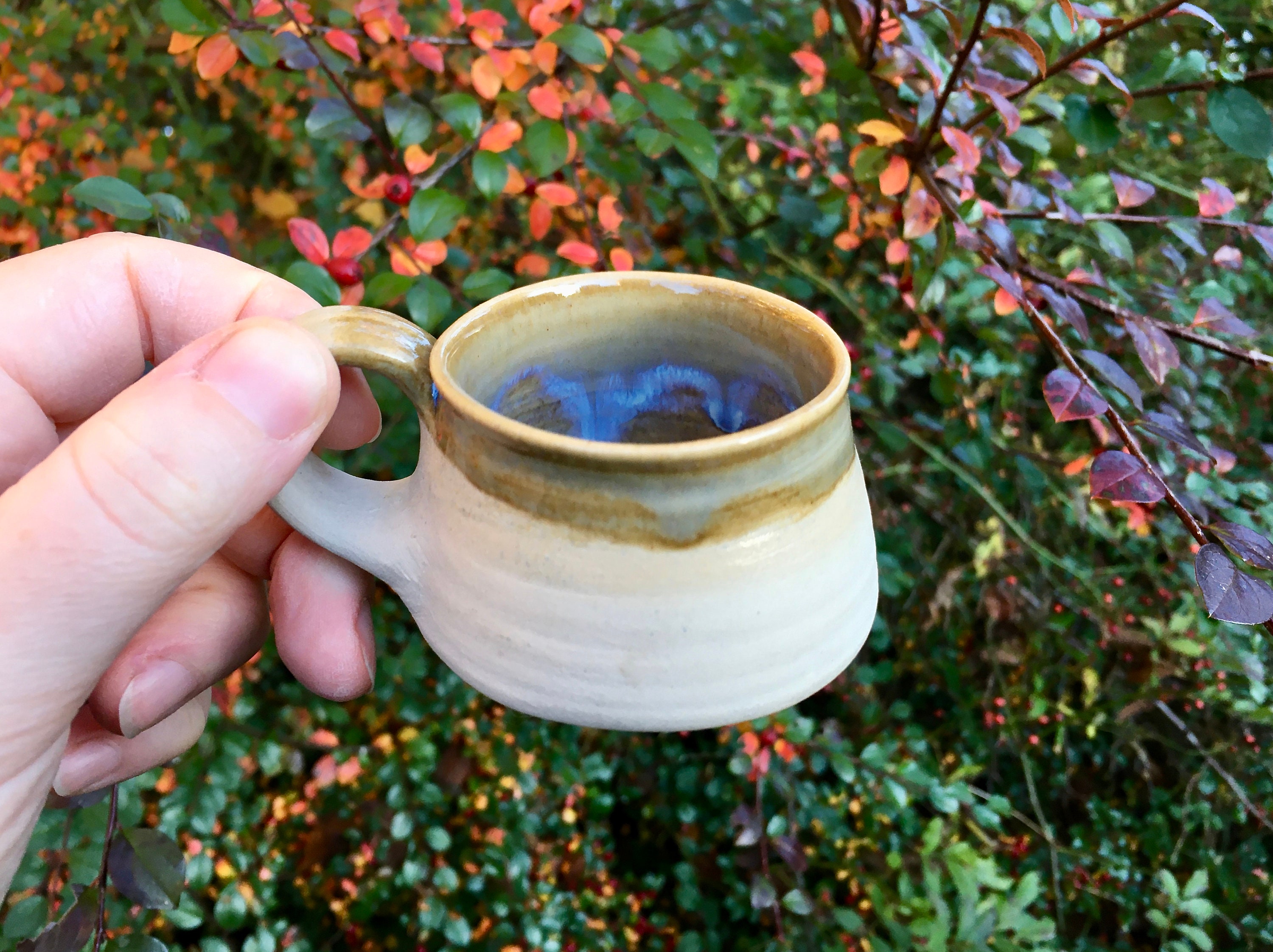 Small Ocean Cup // Ceramic Cup Sea // Sea Cup // Espresso Cup | Etsy