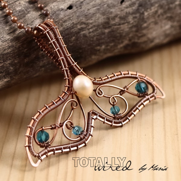 Copper Wire Necklace - Etsy