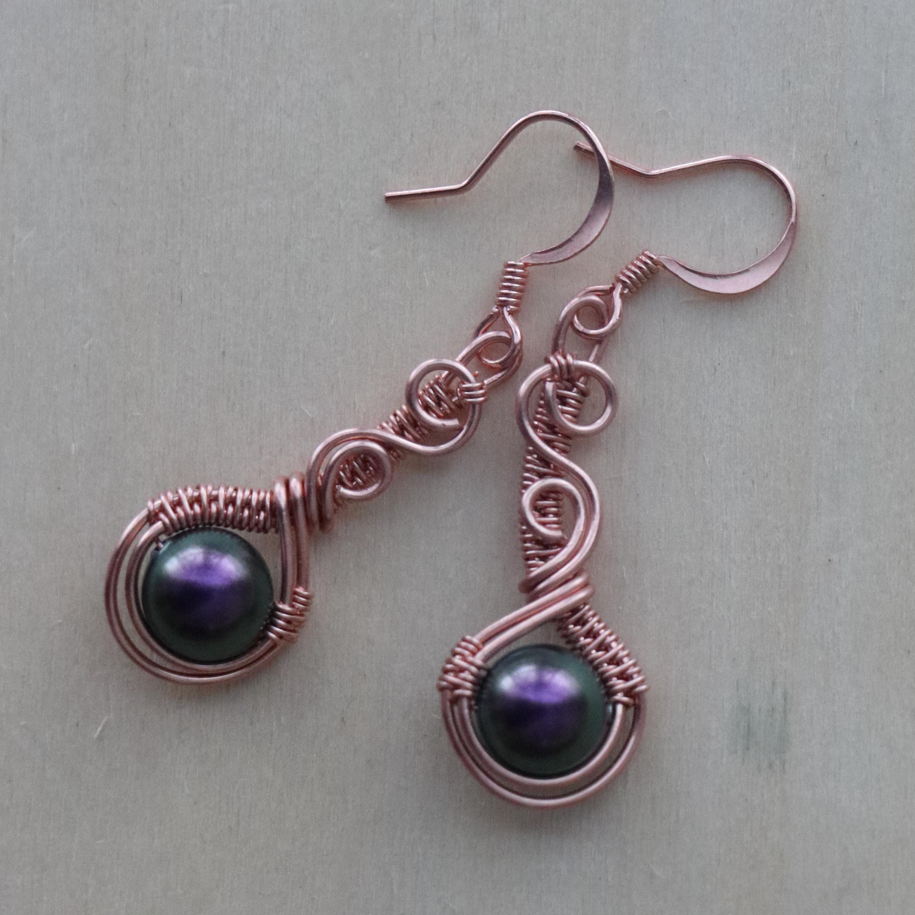 Jewelry Making Tutorial, DIY Jewelry, Earring Tutorial, Wrapping ...