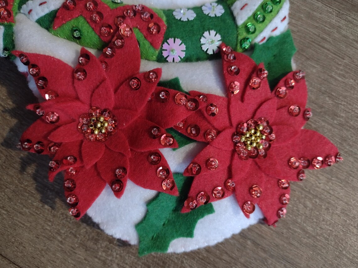 Handmade Felt Christmas Stocking - Personalized - Etsy