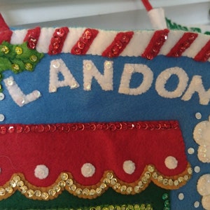 Handcrafted 18 Inch Felt Christmas Stocking: Bucilla Christmas Llama ...