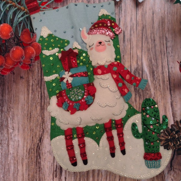 Felt Christmas Stocking - Etsy