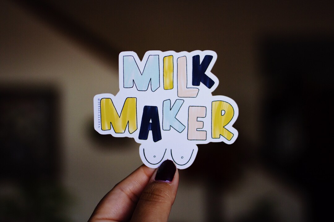 Milk Maker Matte Sticker - Etsy