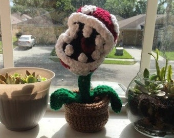 Mario Piranha Plant Hat Crochet Pattern PDF Download - Etsy