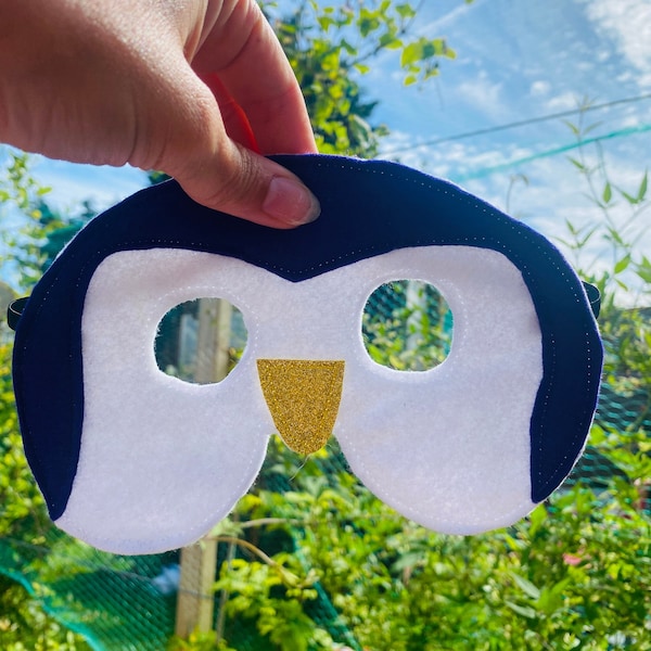 Penguin Mask - Etsy