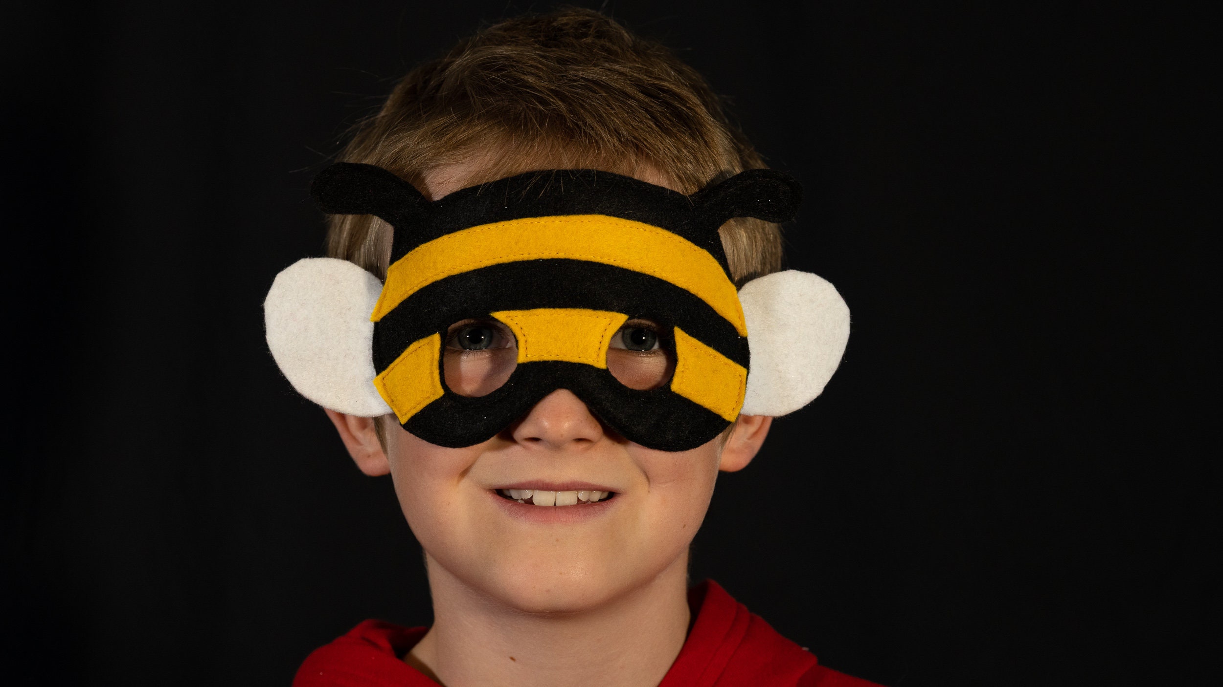Kids Mask Bumble Bee Mask Bee Mask Felt Mask Kids - Etsy