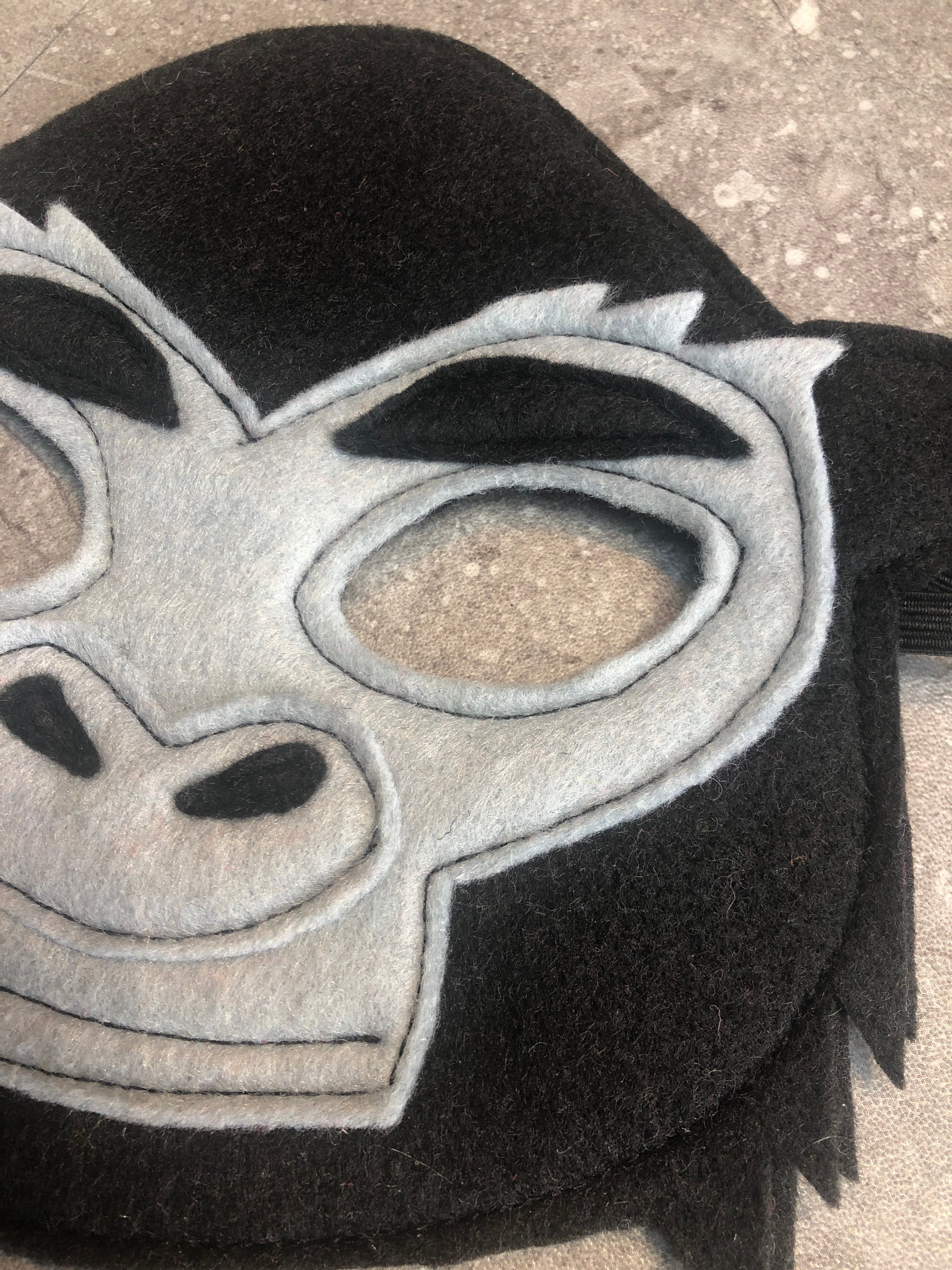 Kid's Gorilla Mask Gorilla Mask Kids Felt Mask Kids - Etsy