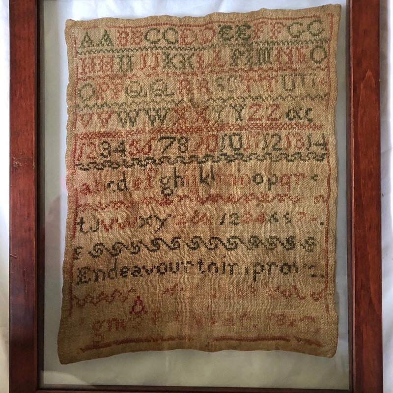 Antique Sampler - Etsy