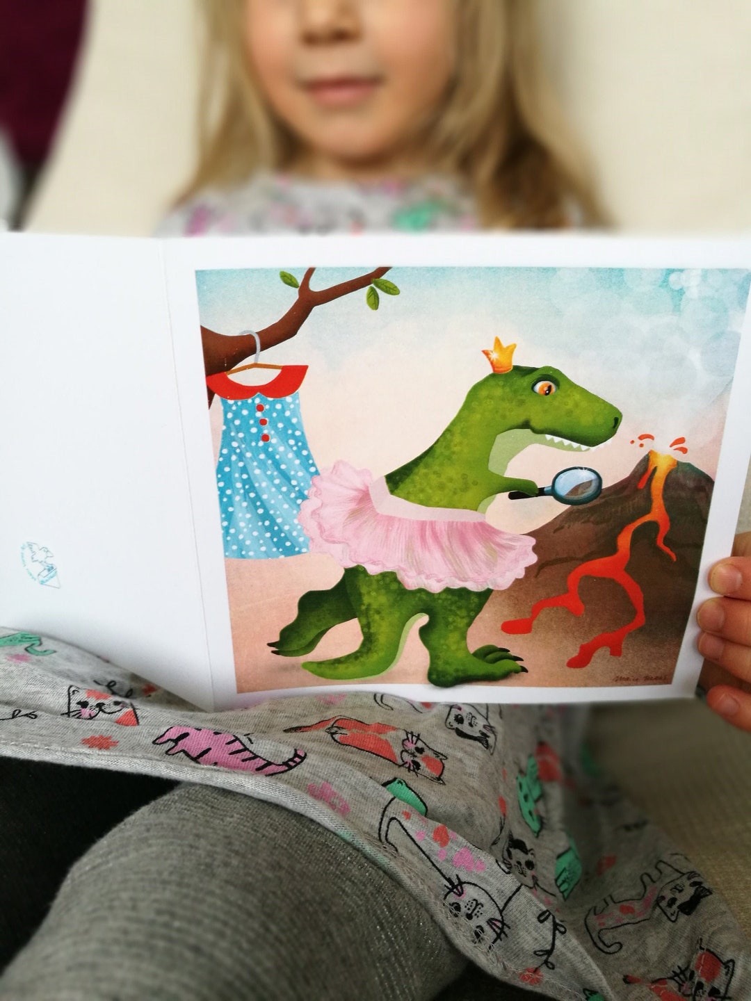 Dinosaur T-rex Princess in Pink Tutu Skirt Volcano Explorer - Etsy UK