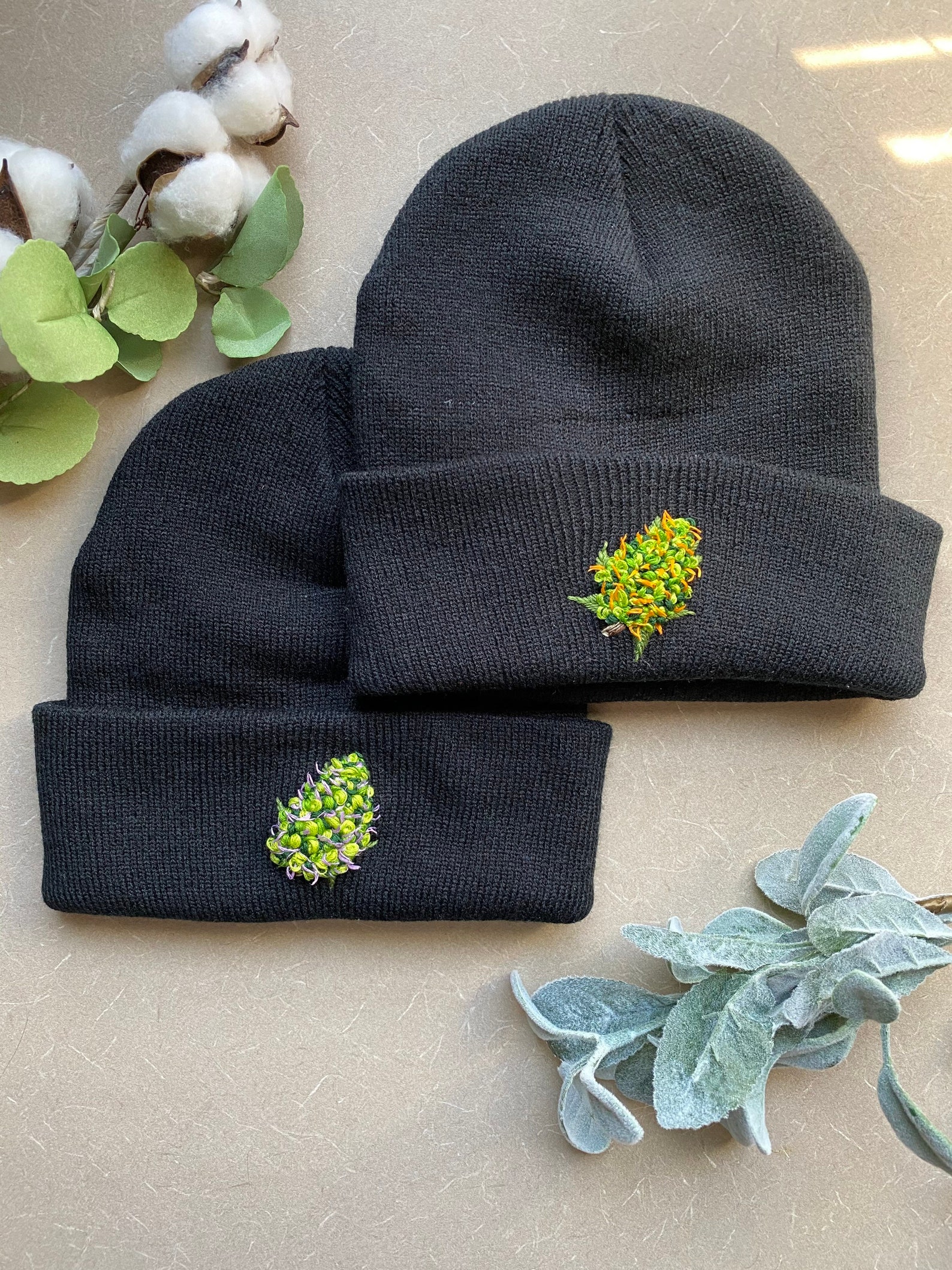 Beanie Best Friends cannabud Cannabis Embroidered Beanies Best Bud ...