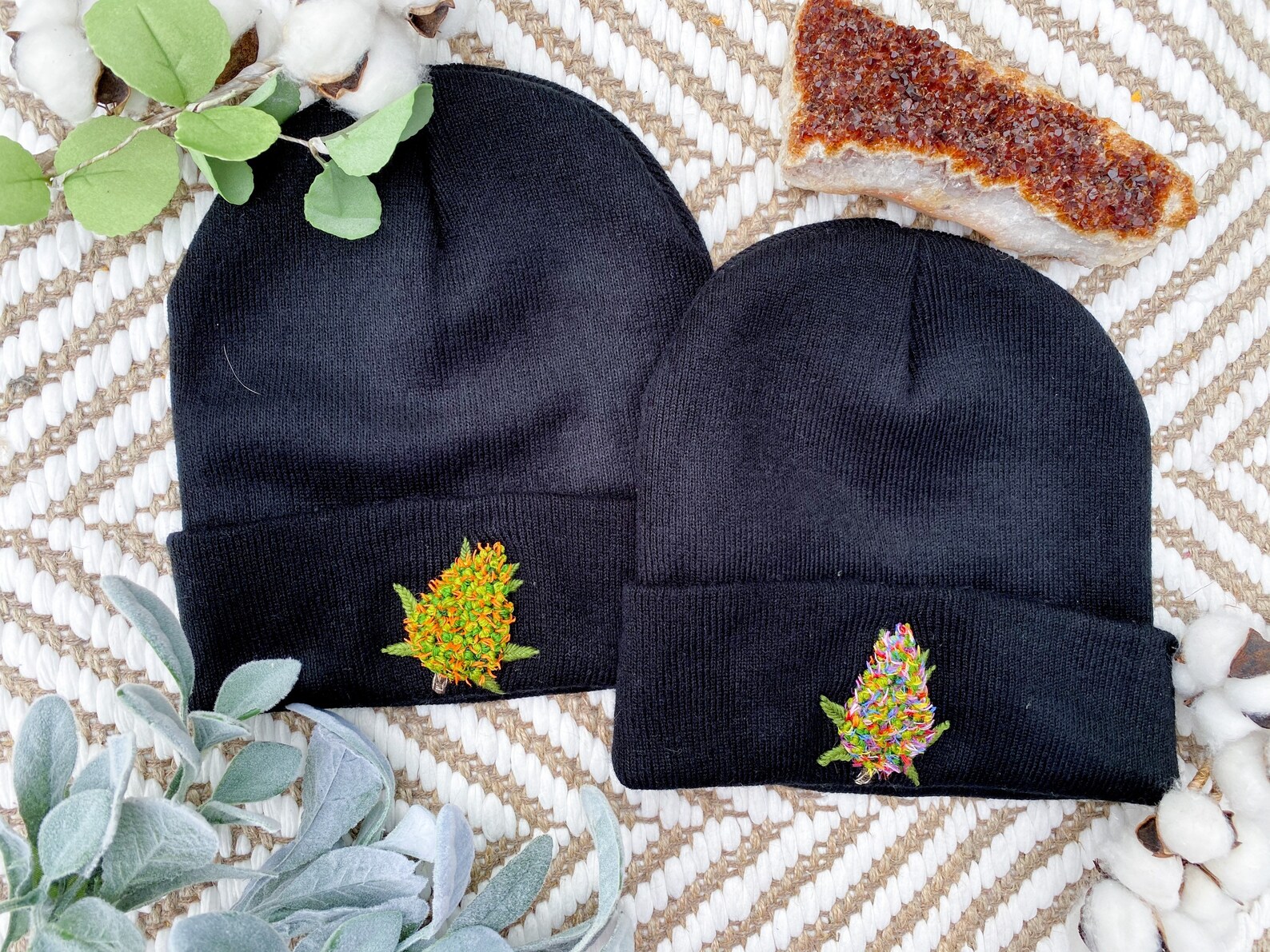 Beanie Best Friends cannabud Cannabis Embroidered Beanies Best Bud ...