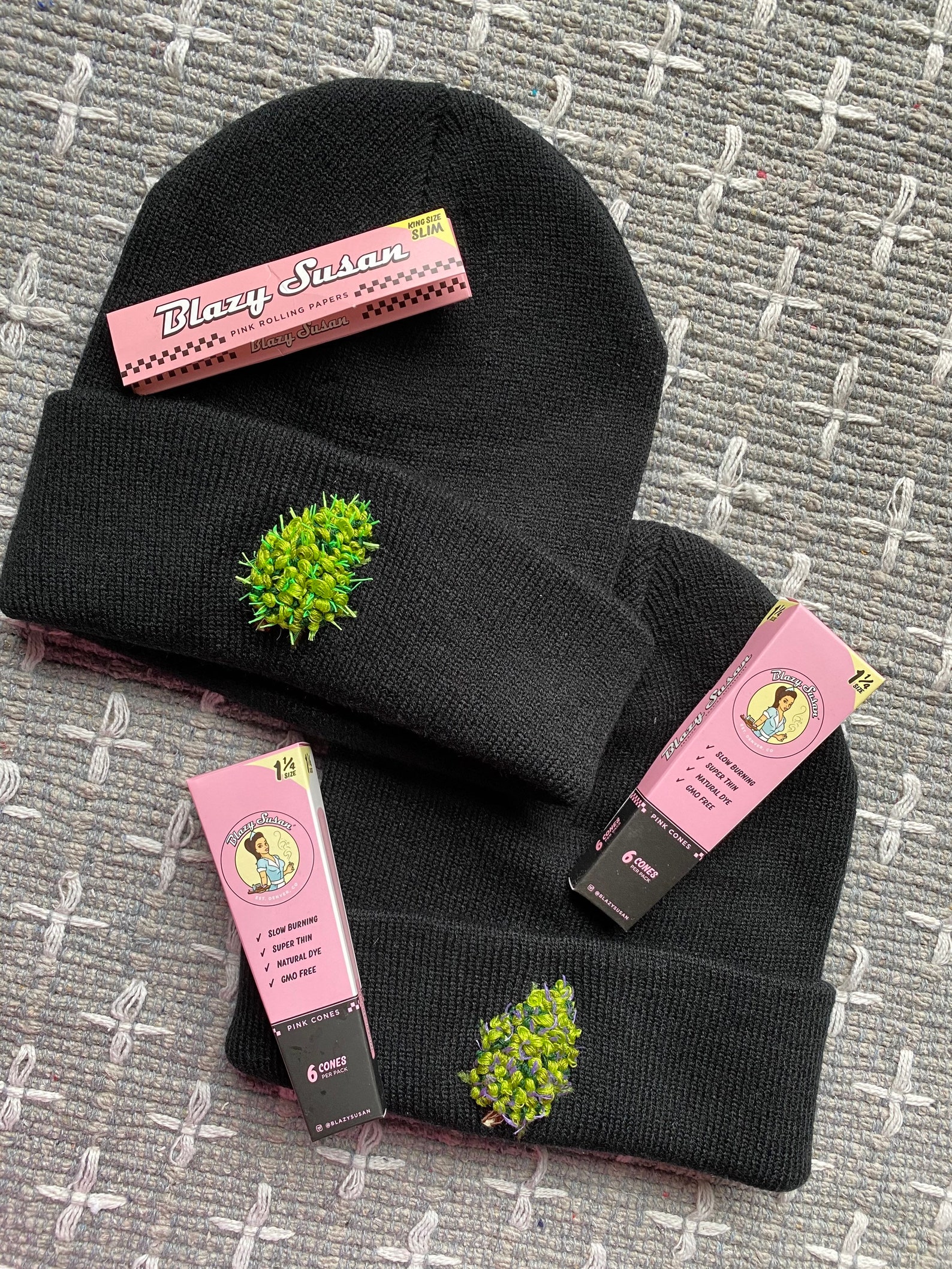 Beanie Best Friends cannabud Cannabis Embroidered Beanies Best Bud ...
