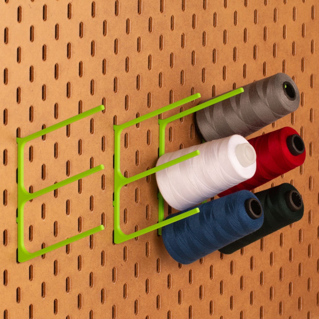 Yarn Rack for 3 Lock Threads overlock Fits Perfectly on IKEA Skadis ...