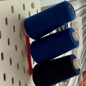 Yarn Rack for 3 Lock Threads overlock Fits Perfectly on IKEA Skadis ...